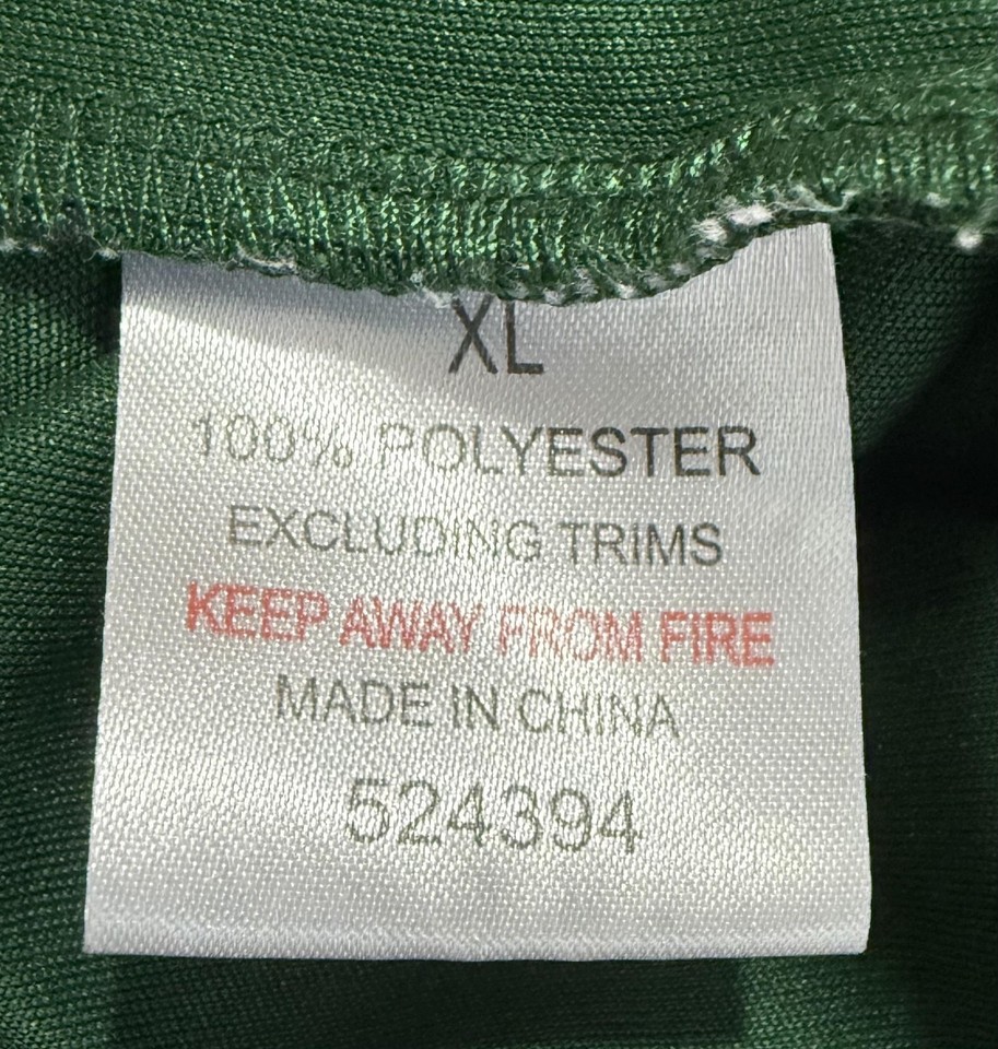 South Africa Springboks Shirt Mens XL Green Rugby Performance Tee Top ...