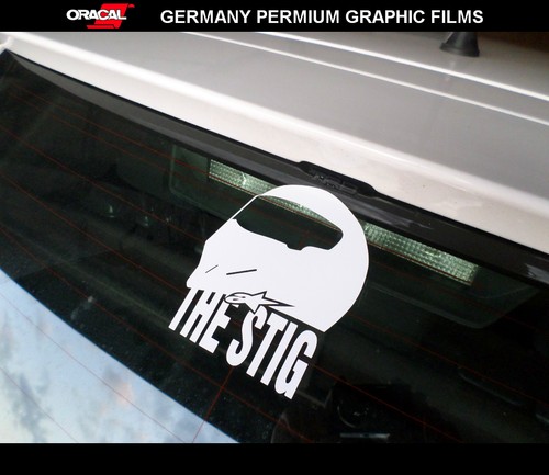 THE STIG Sticker anonymous Super Car Racer STi HSV GTS JDM GTR ...