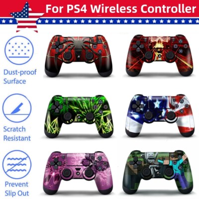 Vinyl Sticker Skin Cover for Sony Playstation DualShock 4 Wireless ...