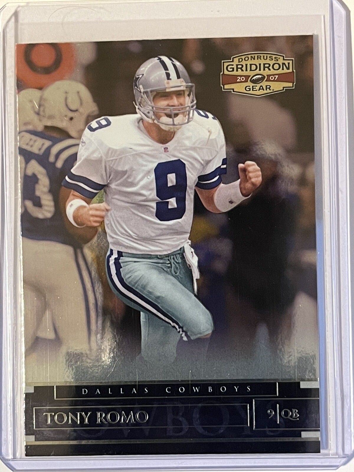 2007 Donruss Gridiron Gear TONY ROMO Football Card #1 Dallas Cowboys NM ...