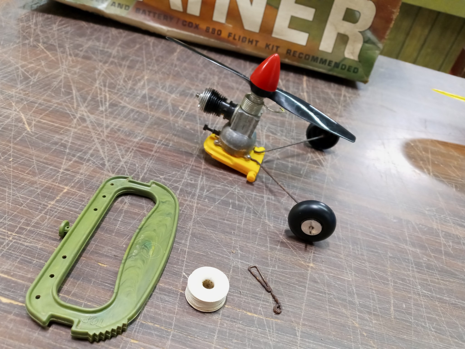 NOS Vtg Cox PT-19 Flight Trainer Airplane Gas Engine Powered Plane ...