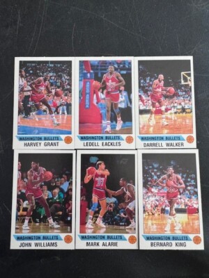 1990-91 Panini Stickers Washington Bullets TEAM SET (6) | eBay