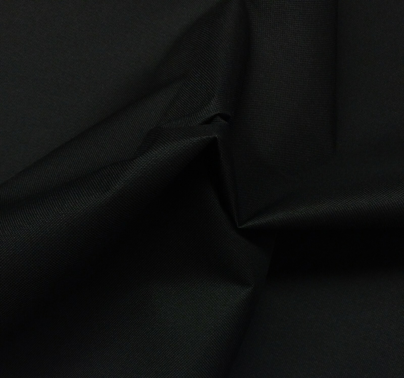 BLACK 600 DENIER POLYESTER PVC COATED BACK CANVAS SUITCASE TOTEBAG ...