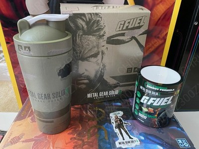 GFUEL Metal Gear Solid Snake Eater Collector's Box Metal Shaker + Tub G ...