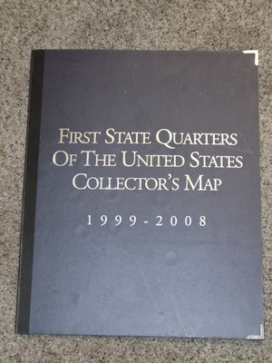 FIRST STATE QUARTERS of The U.S.LIMITED EDITION Collector's MAP & 50 ...