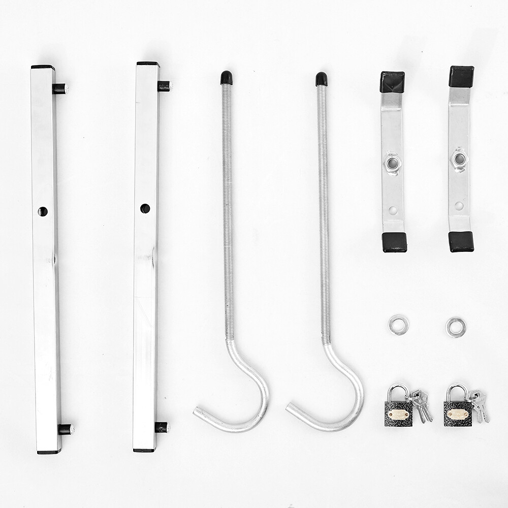 Universal Lockable Ladder Roof Rack Clamps Heavy Duty Safe Ladders ...