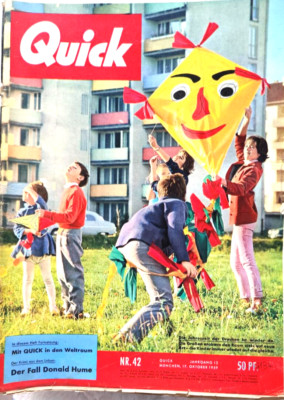 Zeitschrift Quick Ausgabe Nr. 42 vom 17 Oktober 1959 Sammler Rarität ...
