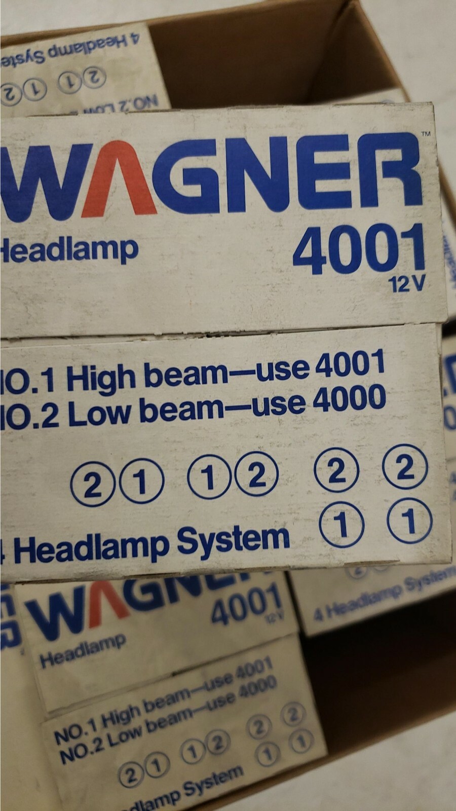 4001 Wagner Sealed Beam Headlight | eBay