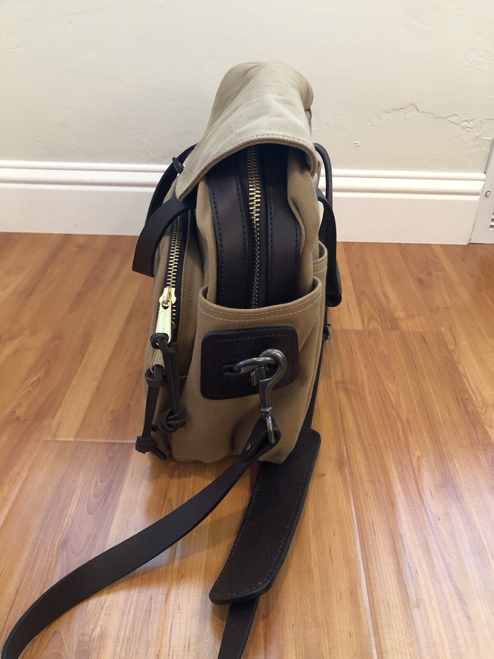 Filson Rugged Twill Padded Computer Bag | Tan | Made in USA | eBay