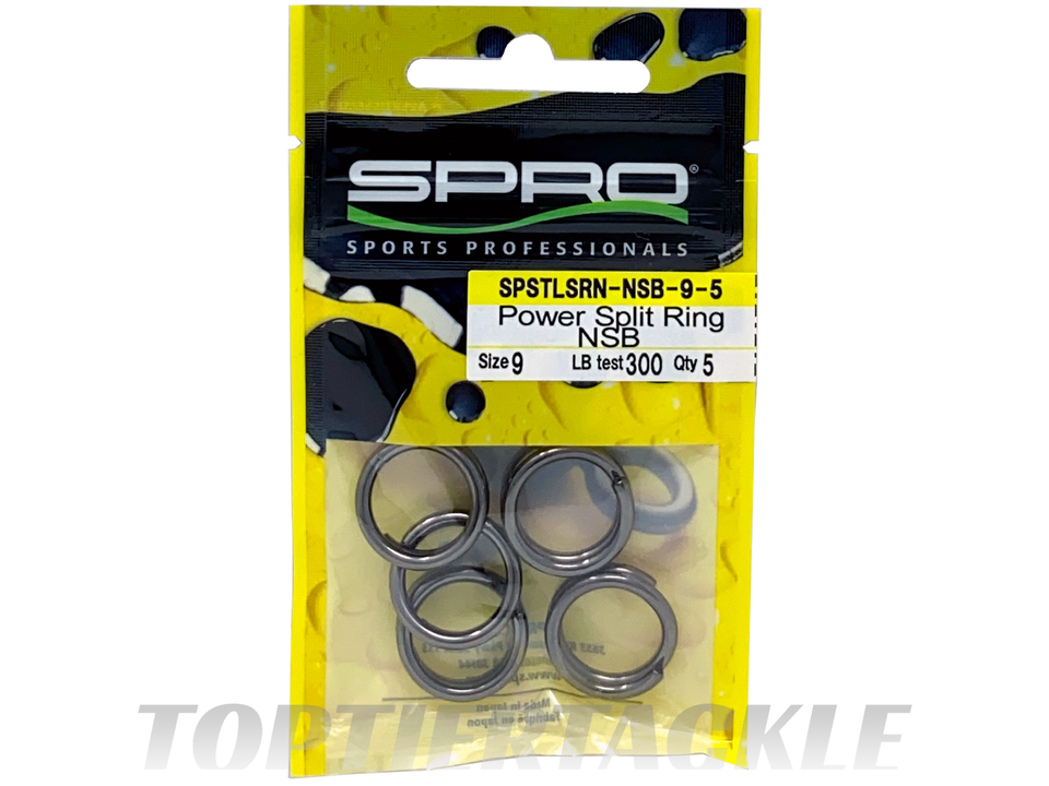SPRO Power Split Rings NSB Black - Select Size/Quantity | eBay