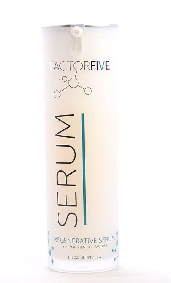 2X Factor Five Serum+Human Stem Cell 1oz/30ml NEW IN BOX TOTAL 2 0Z A ...