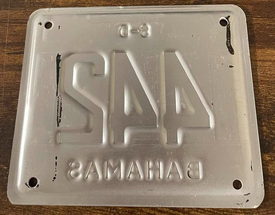 Vintage 442 Bahamas License License Plate 442 Olds Oldsmobile Rocket | eBay