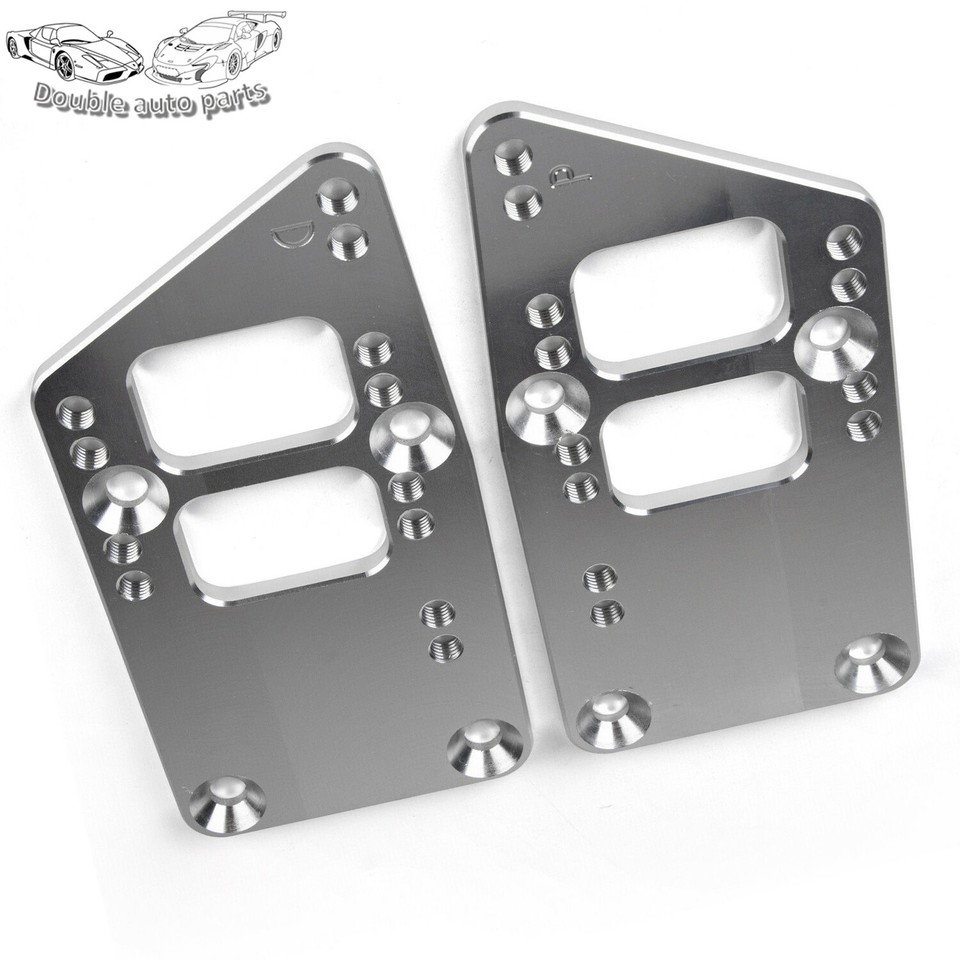 Silver For LS1 LS2 LS3 LS Swap Engine Mounts Motor Billet Mount Adapter ...