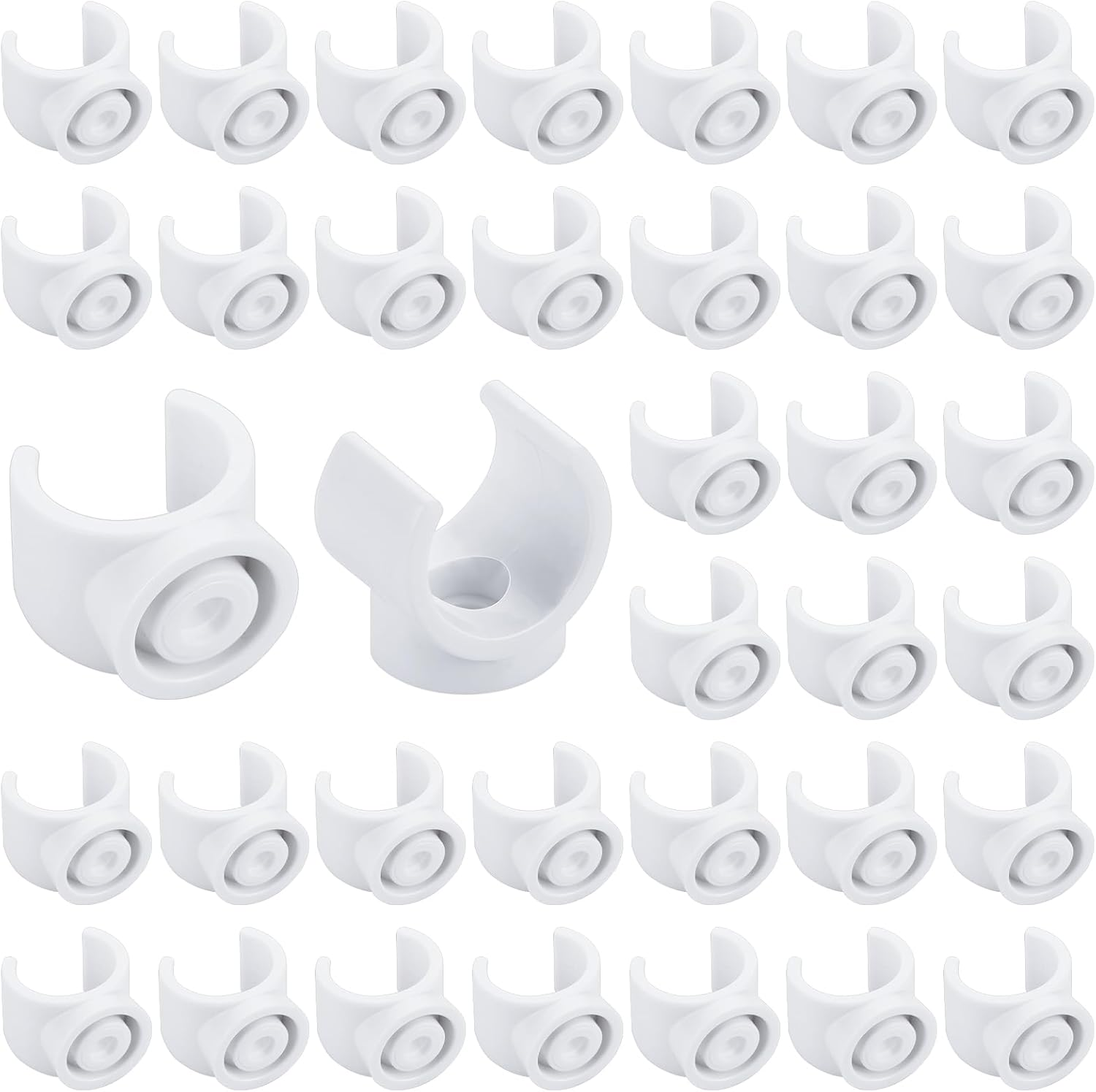 100 Pcs 3/4 Inch PEX Clips, 20 Mm PEX Pipe Clamps, U-Hook Plastic Pipe ...