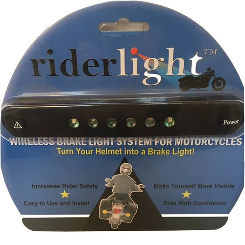 RiderLight Wireless Motorcycle Helmet Brake Light | eBay