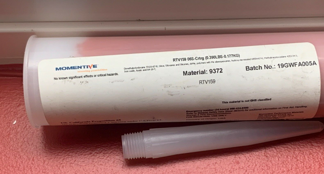 Momentive RTV159 red silicone sealant 06S-Crtrg 6.2 oz. for sale online ...