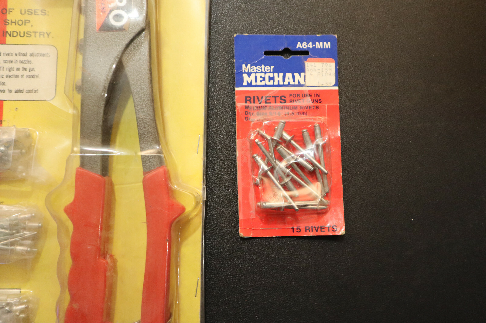 Heavy Duty Hand Riveter Manual Pop Rivet Gun Home Repair Kit with ...