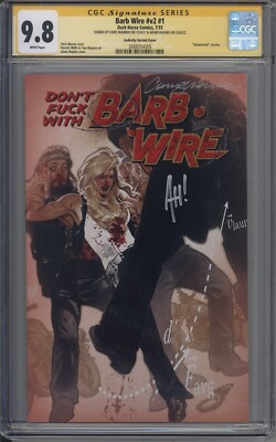 Barb Wire # v2 # 1 CGC 9.8 SS Chris Warner & Adam Hughes Audacity ...