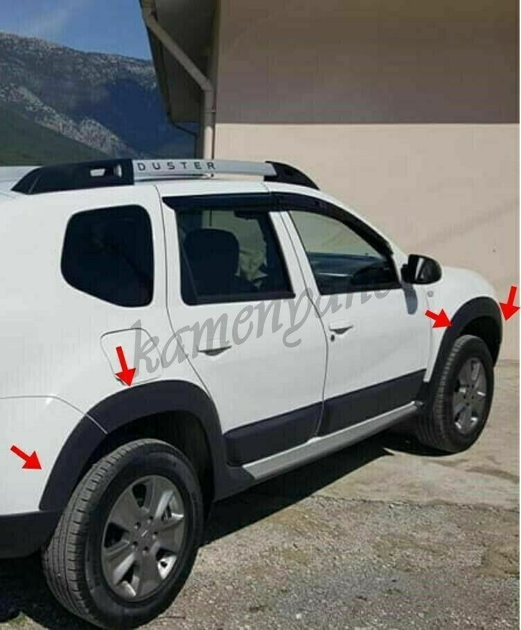 Dacia Duster 2010-2017 ABS Fender Moulding Body Kit 8 Pieces | eBay