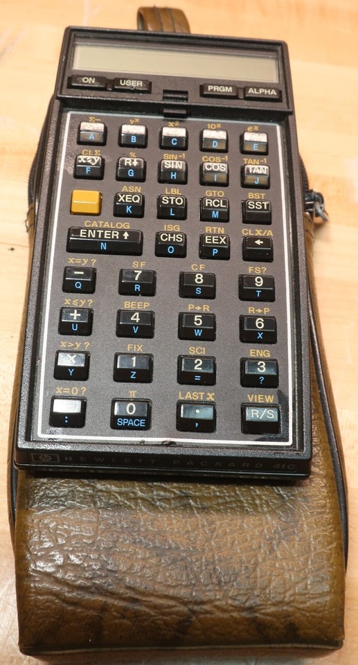 Hewlett Packard HP -41CX Calculator Half Nut : Working : Bonus HP-41C ...