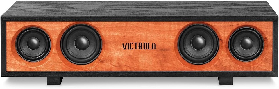 Victrola VS-130-WHT Bluetooth Hi-Fi 30-Watt Speaker with Glossy Piano ...