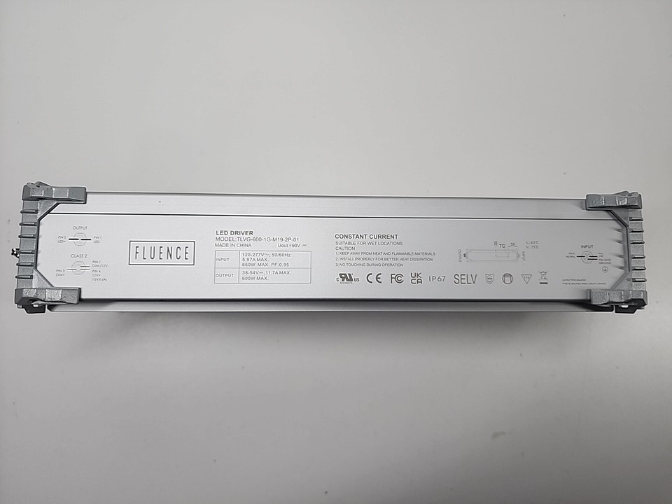 Fluence SPYDR VYPR Power Supply LED Grow Light Driver 2P 2I PSE3-1-600 ...