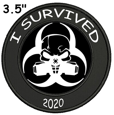 I Survived 2020 Mask Biohazard Symbol Car Truck Window Bumper Sticker ...