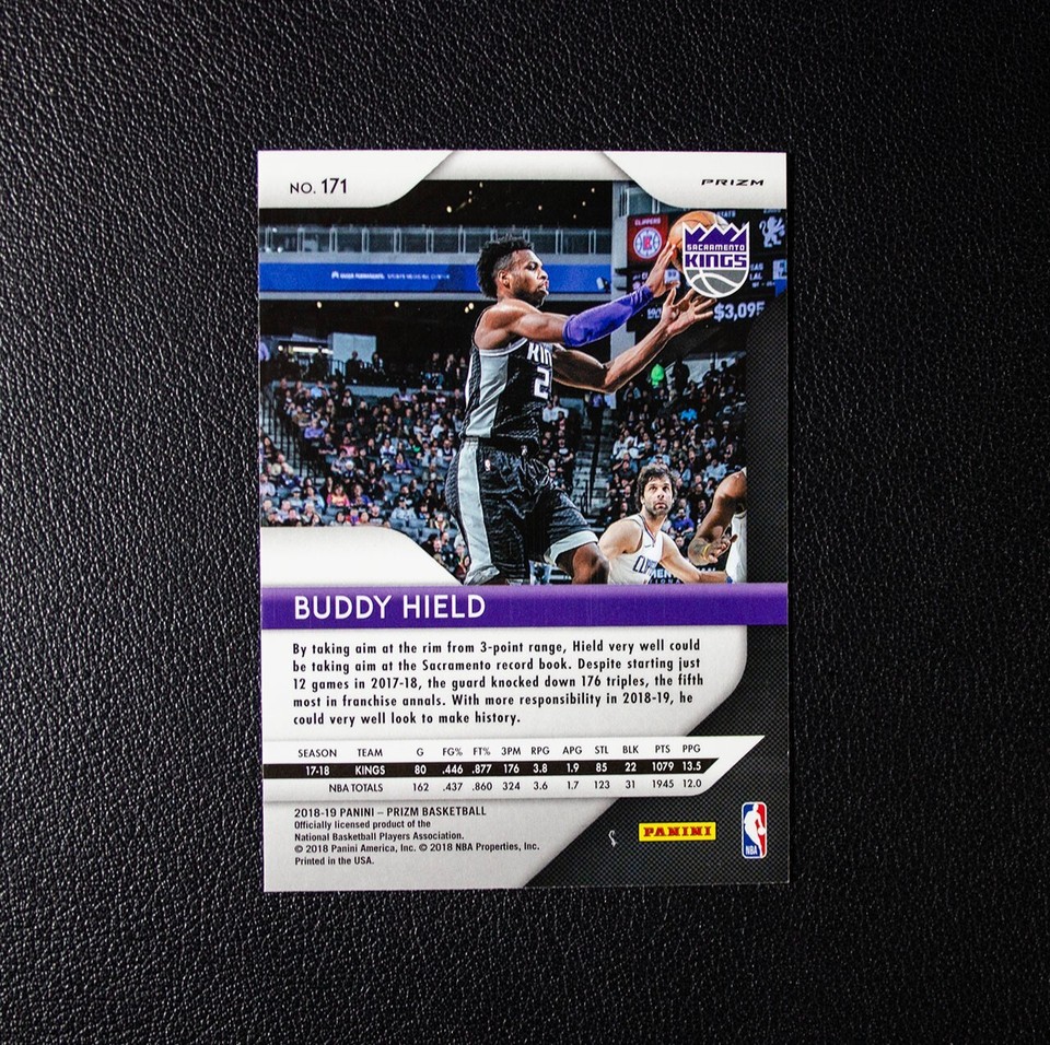 2018-19 Panini Buddy Hield Silver Prizm Sacramento Kings Card 171 | eBay