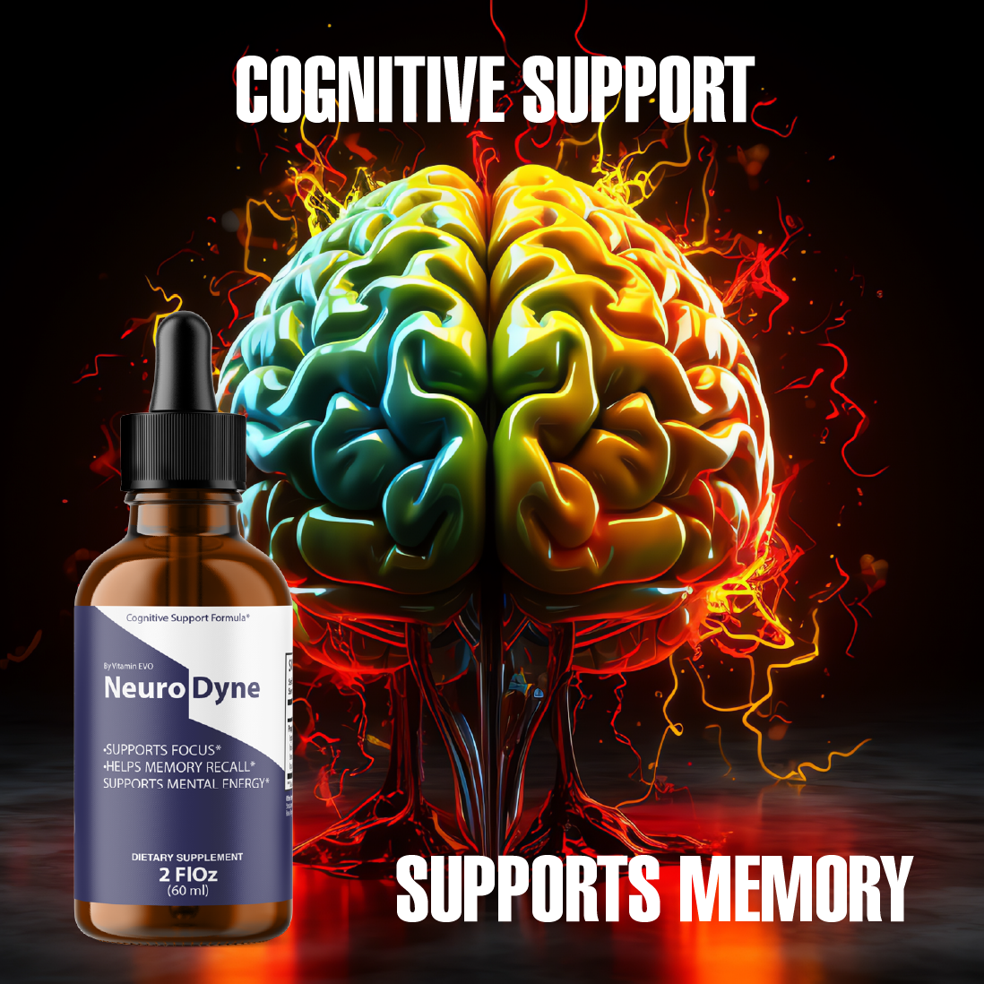 (5 Pack) Neurodyne Drops, Neuro Dyne Memory and Focus Support (150 ...