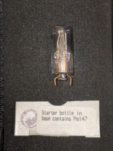 PROMETHIUM 147 ELEMENT COLLECTION SAMPLE PM-147 RARE GOLD *MAKE OFFER ...