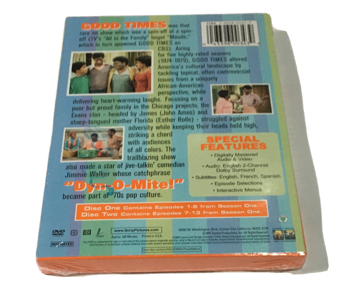 Good Times - The Complete First Season (DVD, 2003, 2-Disc Set) for sale ...