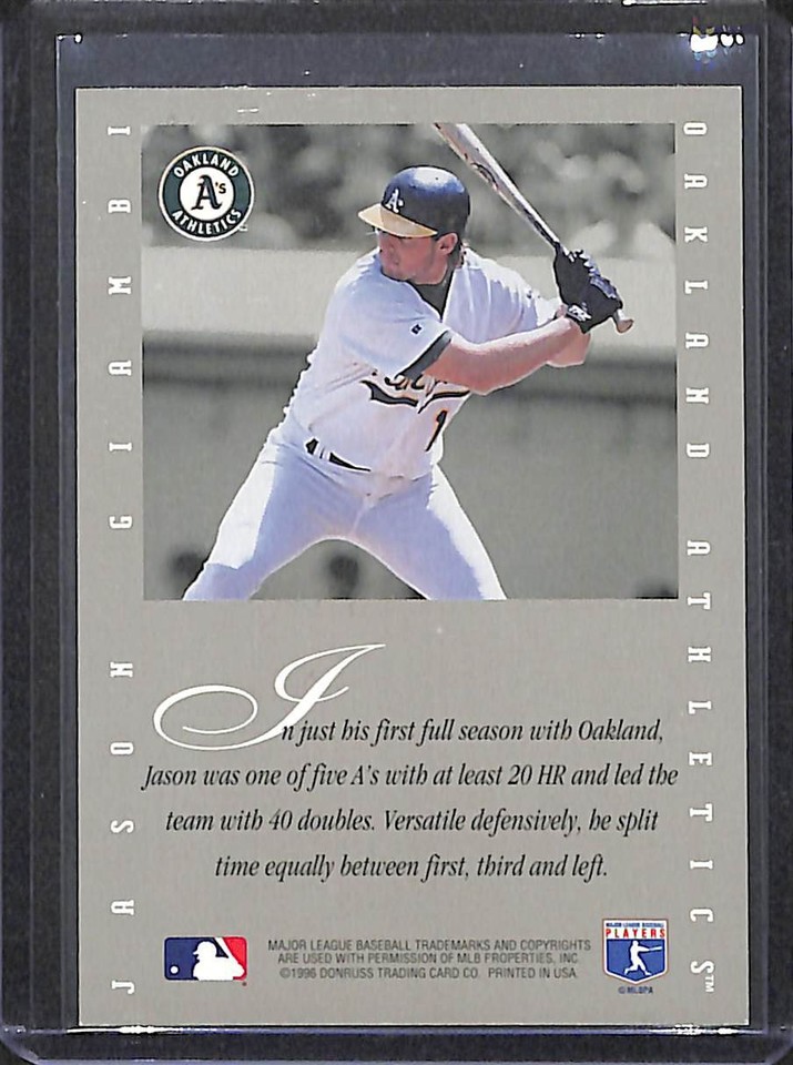 1996 Leaf Authentic Signatures Autograph Jason Giambi | eBay
