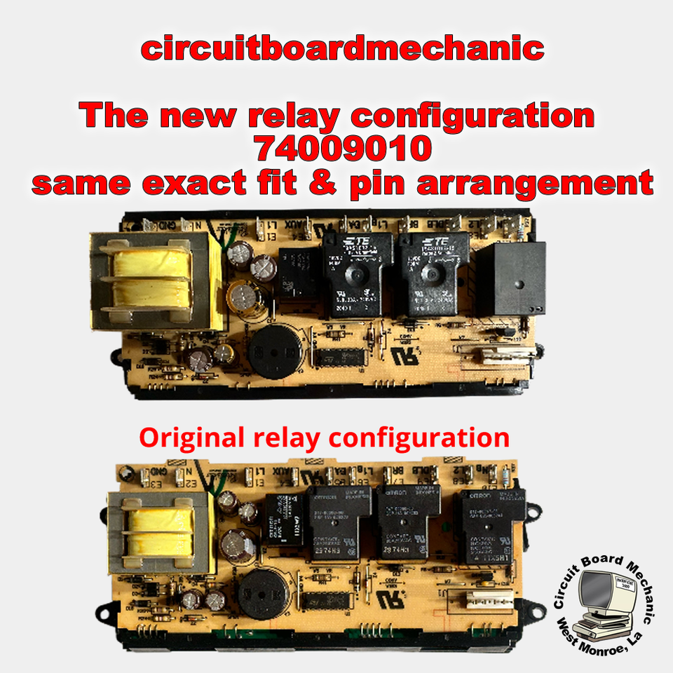 Repair Kit 74009010 74001405 Whirlpool Oven Control Board Repair Kit | eBay