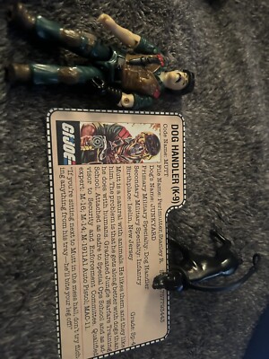 Vintage Gi Joe Action Figure Dog Handler | eBay