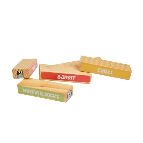 Tumbling Tower – 54 Colorful Wooden Blocks – Fun Family Game – FSC ...