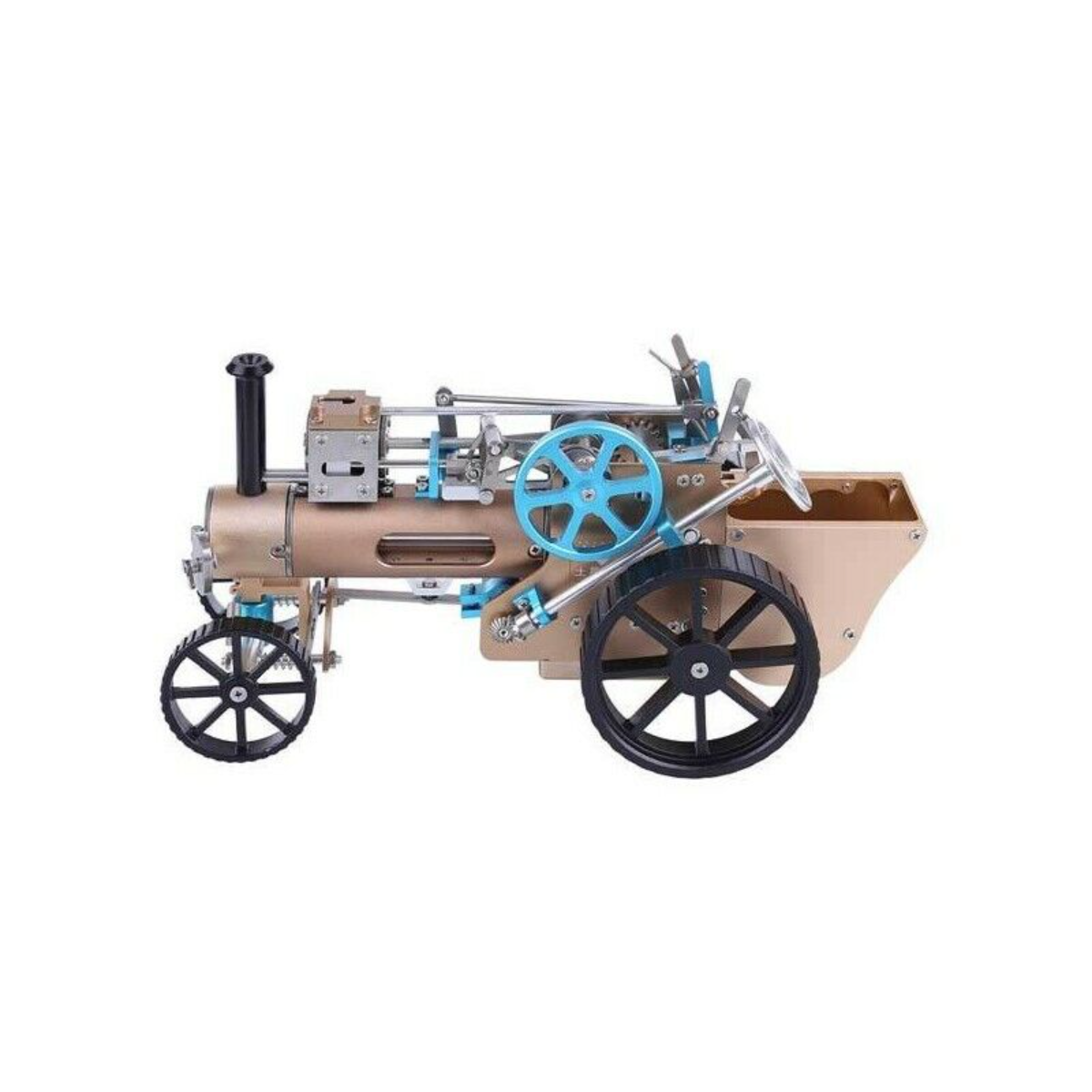 DM34 Steam Car Model Steam Engine Car Kit Steam Automobile Unassembled ...