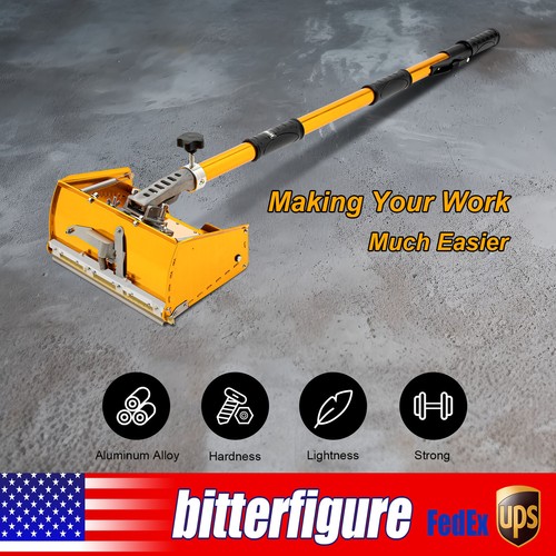 10" Drywall Taping Tools Flat Finishing Box Set w/ 40''-64'' Extendable ...