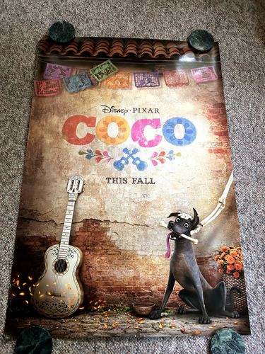 COCO Movie Poster 27 x 40 D/S Walt Disney Pixar Anthony Gonzales ADV ...