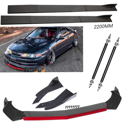 For Honda Acura Front Bumper Lips Rear Splitter Spoiler Side-Skirts ...