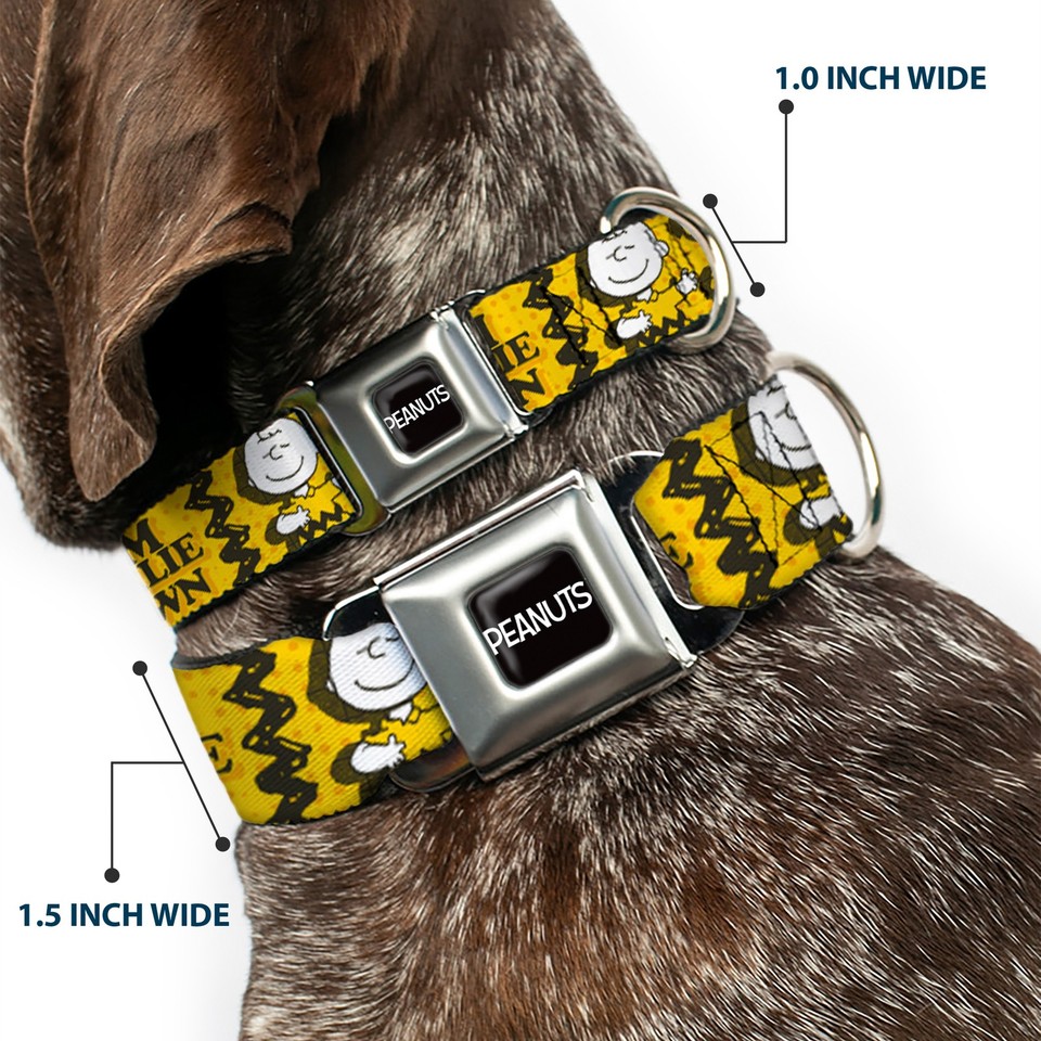 Dog Collar PNTM-PEANUTS Title Logo Full Color Black/White Peanuts I (US ...