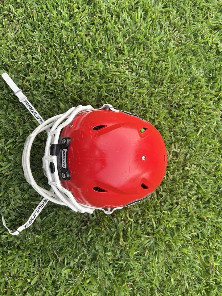 Schutt A3 Vengeance Red Youth Full Size Football Helmet Medium M Chin ...