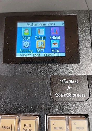 Cash Register for Small Businesses w/Cash Drawer,Electronic Smart ...