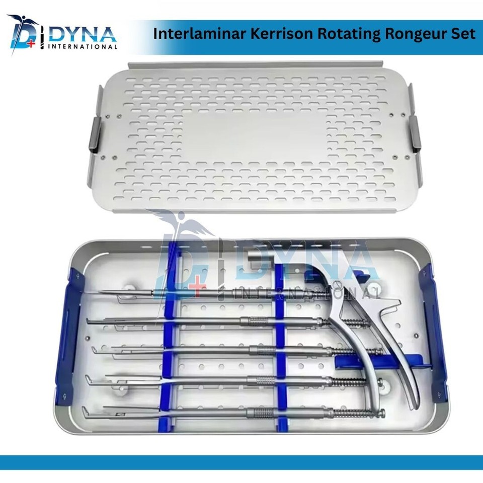Interlaminar Kerrison Rotating Rongeur Set Spine Surgery Orthopedic ...