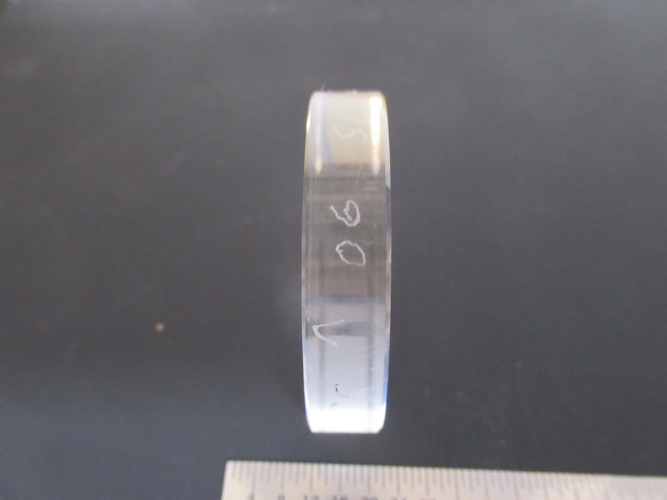 OPTICAL BK7 GLASS FLAT TRUNCATED ROUND BLANK OPTICS AS PICTURED &FT-1-A ...