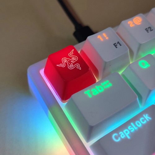DIY Keycap For Razer OEMr4 Space Translucent Key Cap Keyboard ...