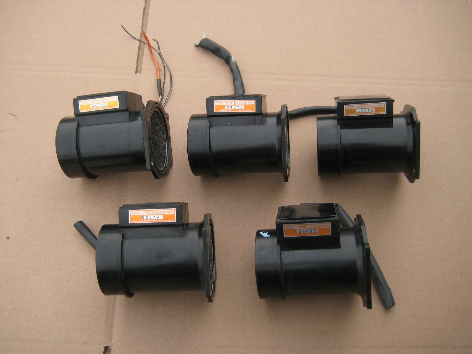 Lot of 5 Nissan 300ZX OEM Mass Air Flow Sensor MAF OEM | eBay