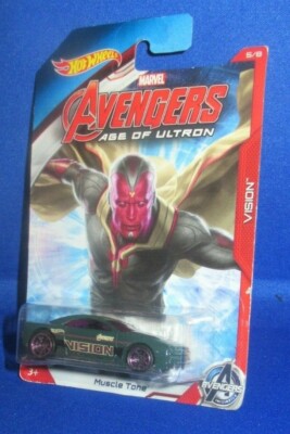AVENGERS AGE OF ULTRON COLLECTOR HOT WHEELS VISION # 5 OF 8, NEW | eBay