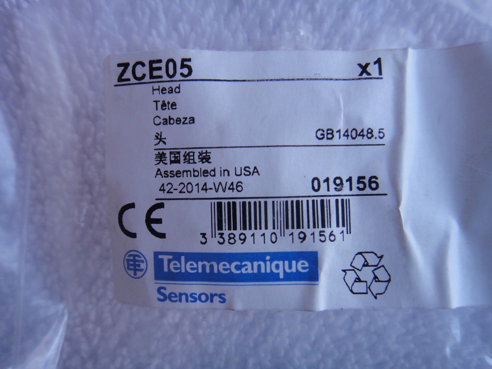 FS Telemecanique Rotary Head ZCE05 | eBay