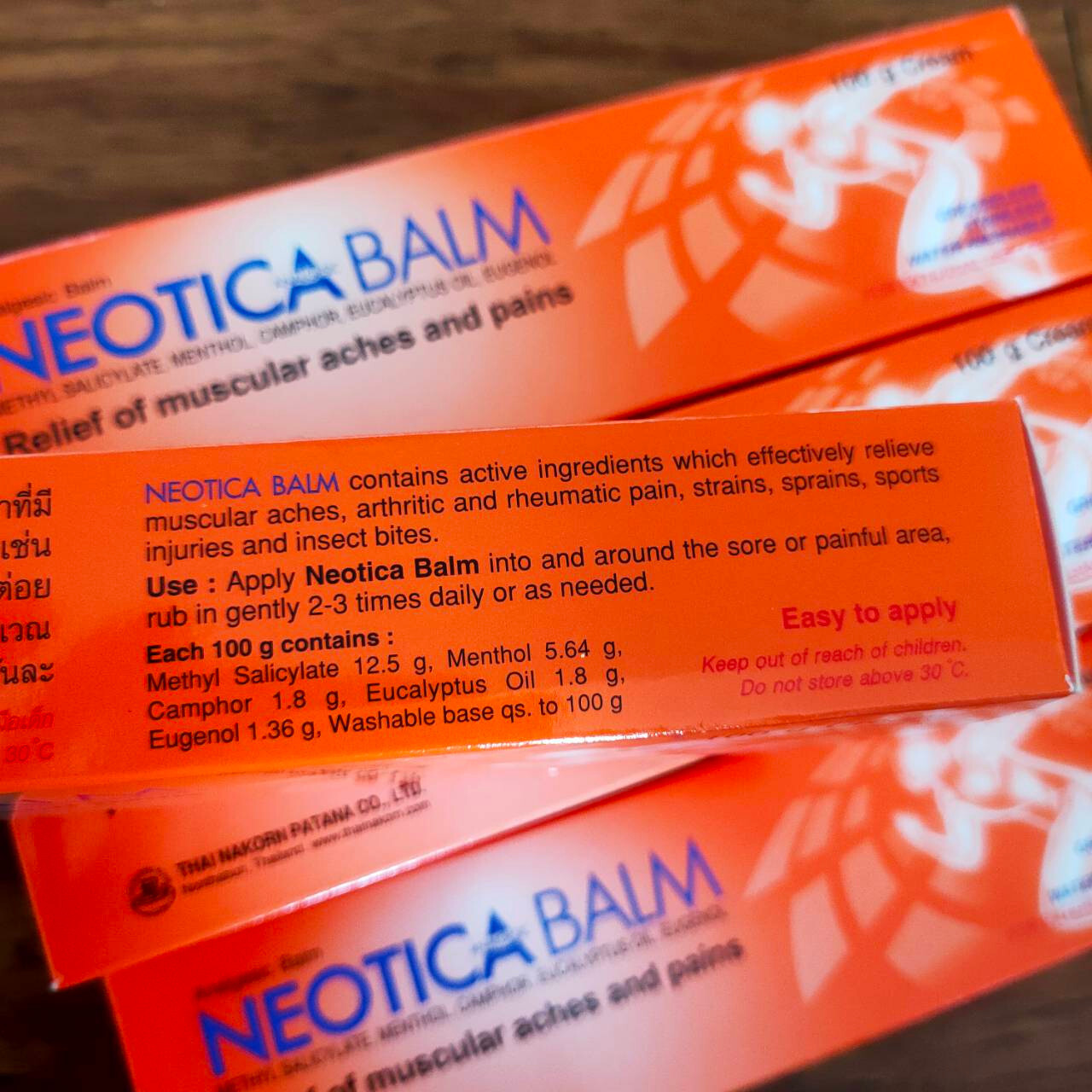 Neotica Balm Sport Analgesic ointment Relief Muscular Pains Massage 100 ...