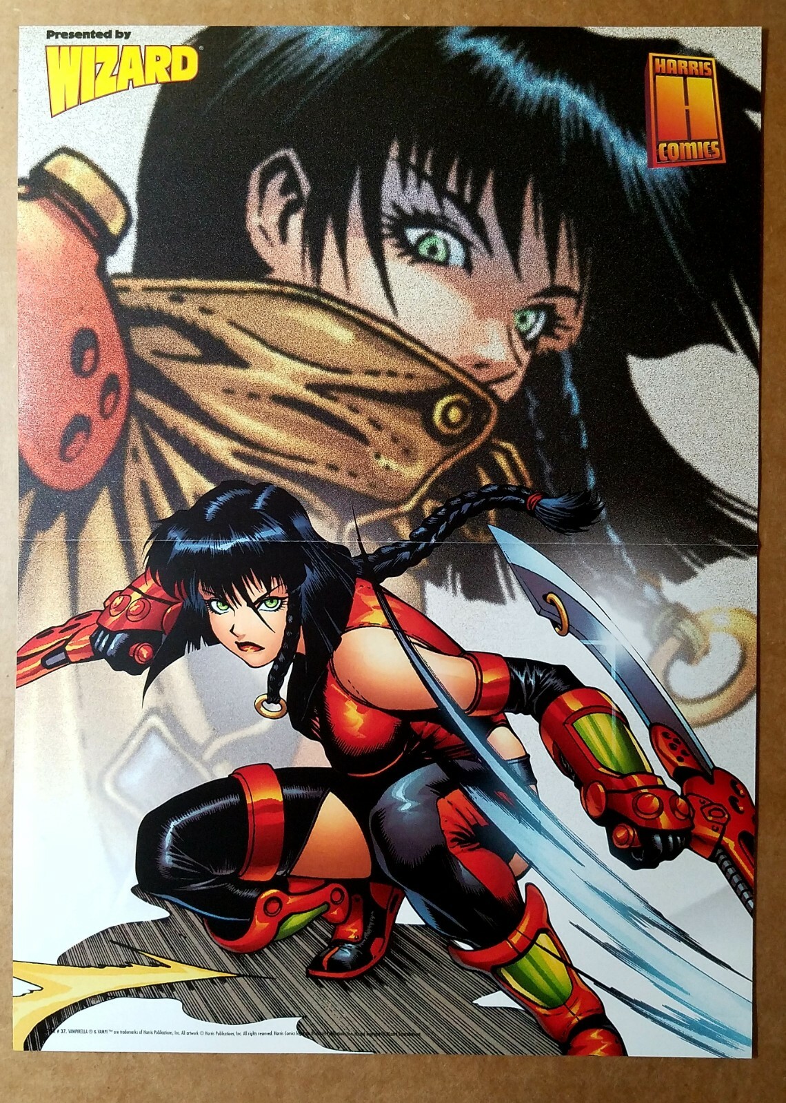 Vampi Vampirella Harris Comics Poster by Kevin Lau | eBay